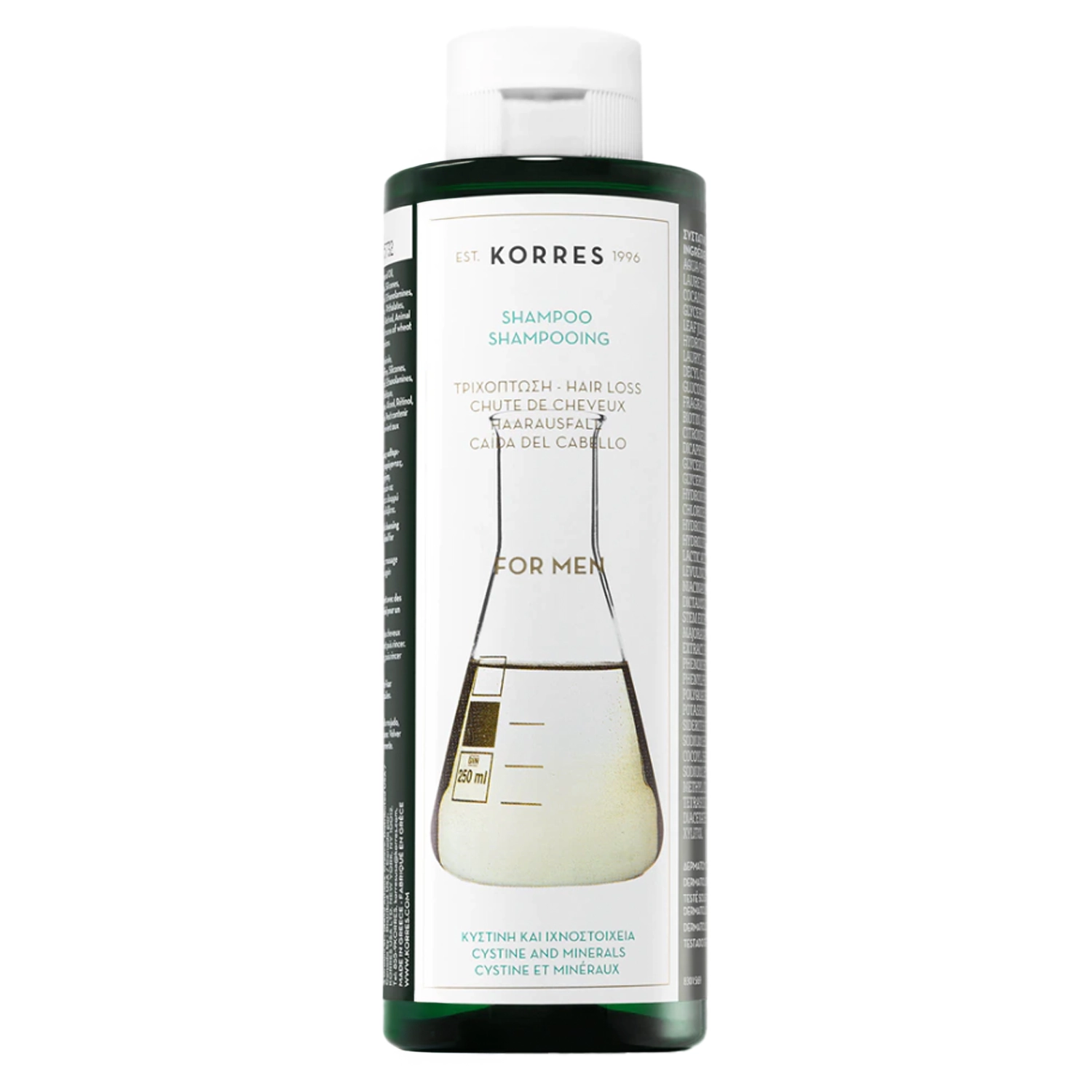 Korres - Shampoo Cystine & Minerals - Šampón proti vypadávaniu vlasov ...